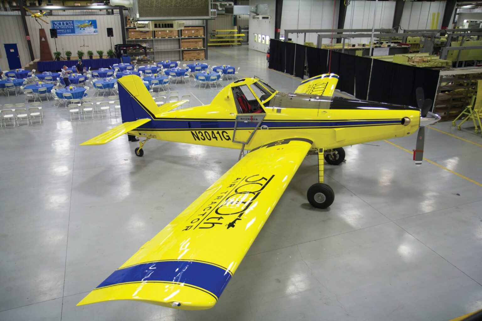 Marcos da Produção da Air Tractor - Exija Mais. Exija Air Tractor.